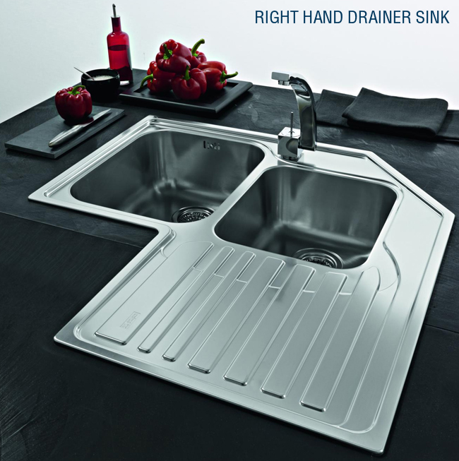 Franke Studio STX 621-E Stainless Steel Corner Inset Sink